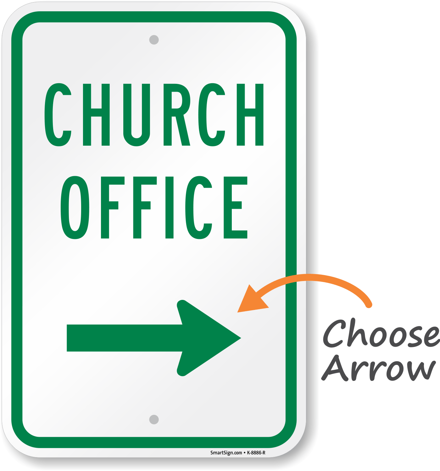Church Van Parking Only Sign