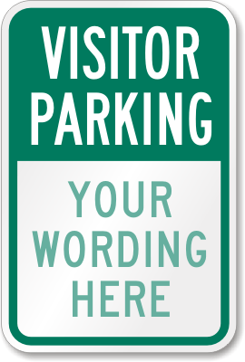 Custom Visitor Parking Sign