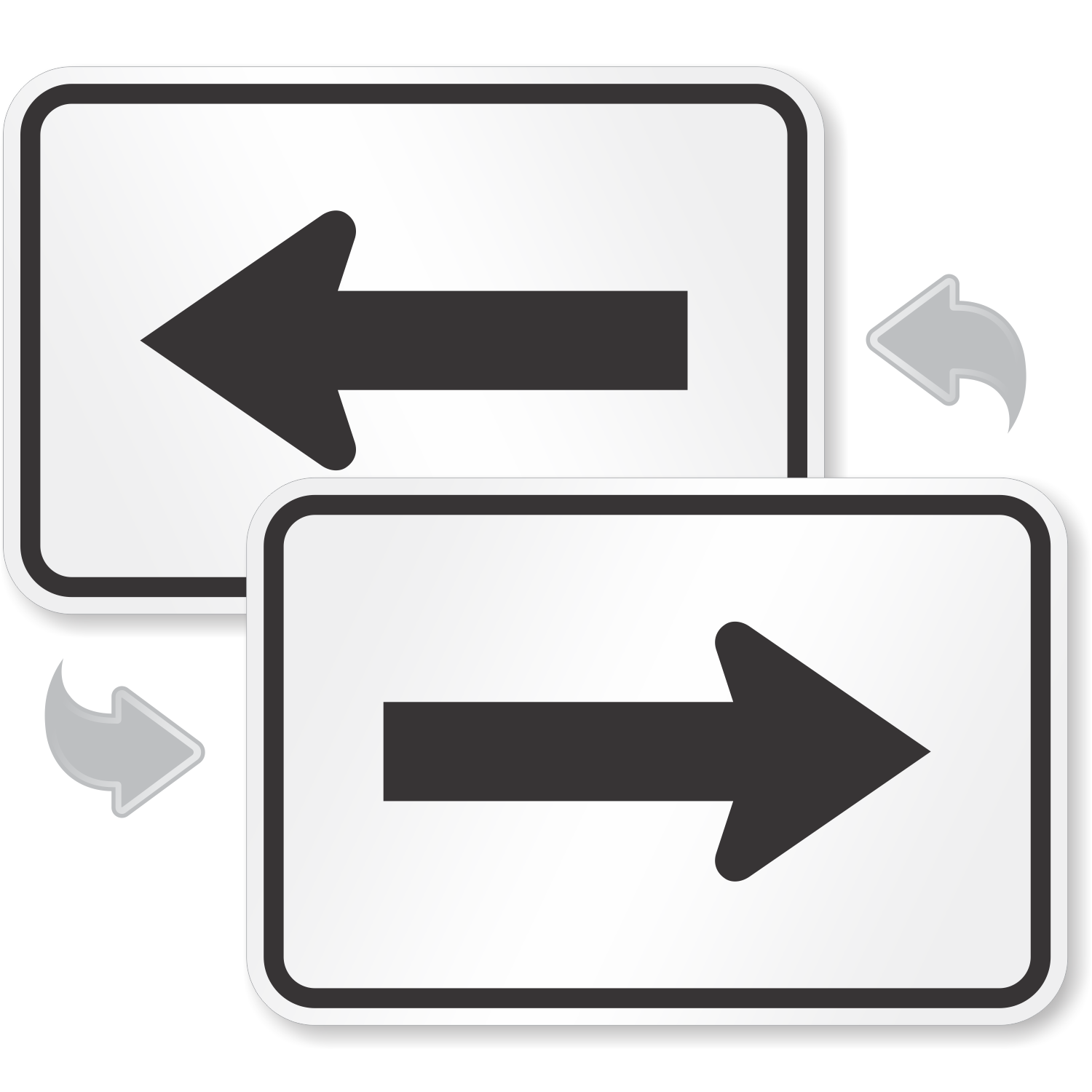 12 in. x 18 in. Arrow Sign