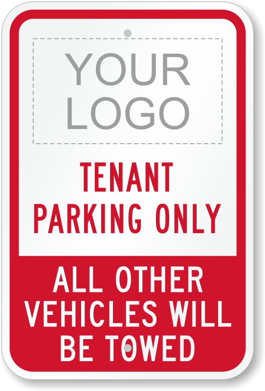 Tenant Parking Only SignatureSign